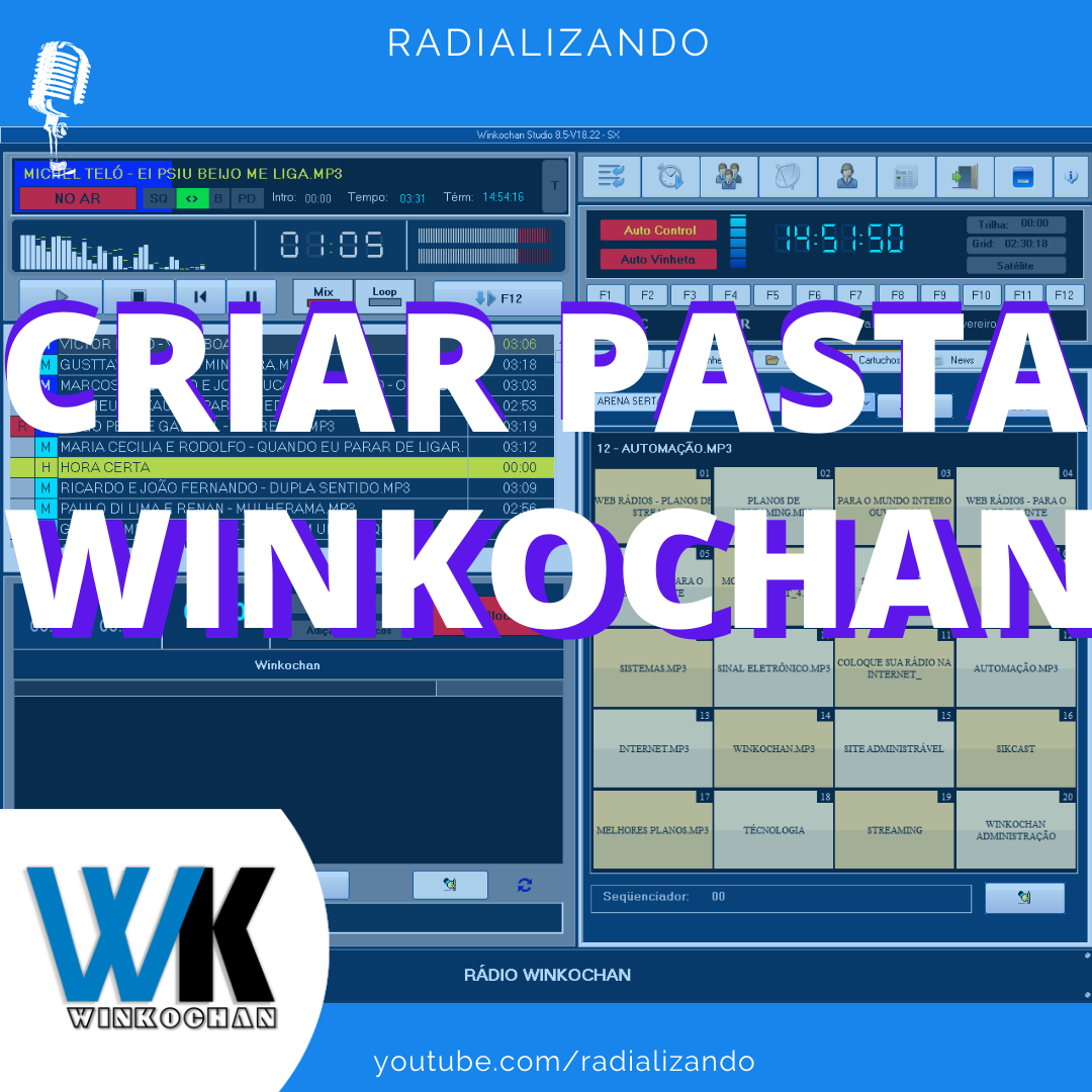 Winkochan criar pasta - Radializando